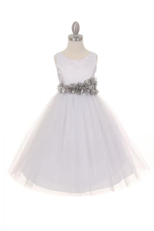 Silver Flower Girl Dresses For Toddlers | Best Flower Site