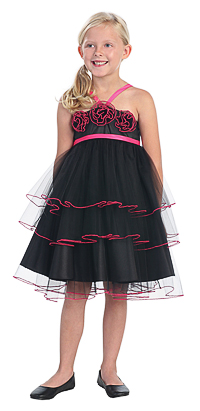 Black - Flower Girl Dresses - Flower Girl Dress For Less