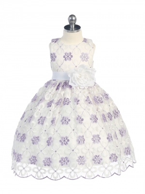 Embroidered Dresses - Flower Girl Dresses - Flower Girl Dress For Less