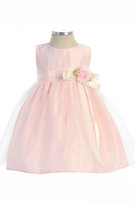 SK_402RY - Girls Dress Style 402- ROYAL BLUE Sleeveless Satin and Tulle ...