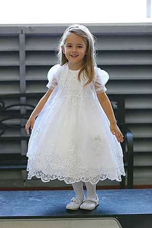 AG_DR330 - Girls Baptism and Christening Dress Style DR330- Ornate ...